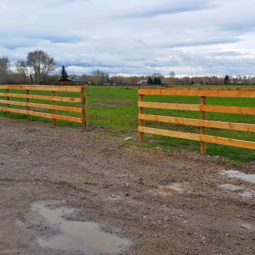 Wood Fencing for Farms and Ranches in Montana and beyond